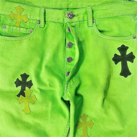 Chrome Hearts Sex Records Lime Green Levis Starchive