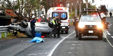 ¡muere Joven Mujer En Fatal Volcadura