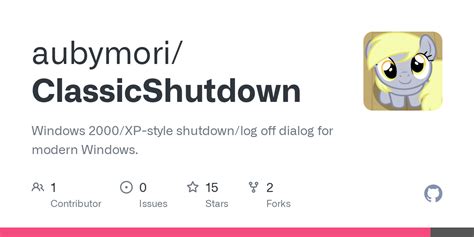 GitHub Aubymori ClassicShutdown Windows 2000 XP Style Shutdown Log