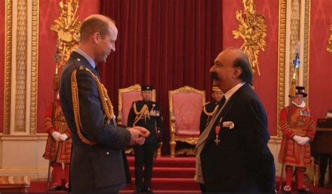 Prince William Jokes With Manoj Joshi At Buckingham Palace Bradford