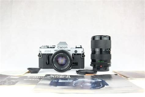 Canon Ae 1 Fd 50mm F 1 8 Fd 35 70mm F 4 Original Instruction