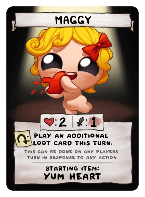 Maggy The Binding Of Isaac Four Souls Wiki