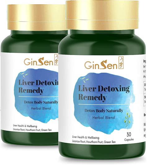 Ginsen Liver Detoxing Remedy Helps With Liver Cleanse Liver Health