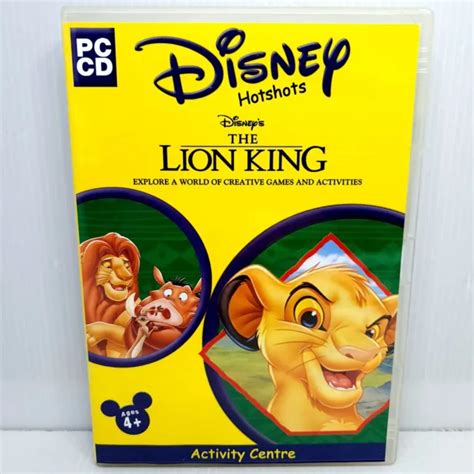 Disney Hotshots The Lion King Pc Cd Rom Activity Centre Game Eur 10