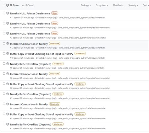 Try To Fix Dependabot Alert Issues · Issue 8 · Guardstrikelabcarlaapollobridge · Github