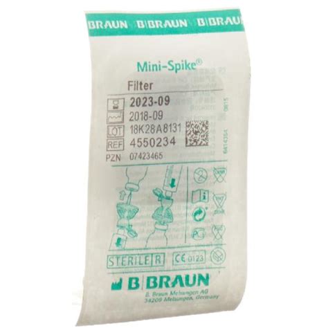 Buy Braun Mini Spike Plus Extraction Cannula Multiple With 2 Filters 1pc Kanela