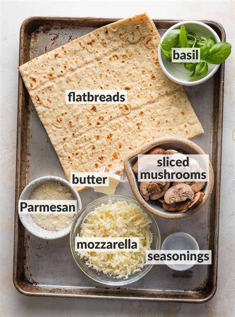 Mushroom Flatbread Nourish And Fete