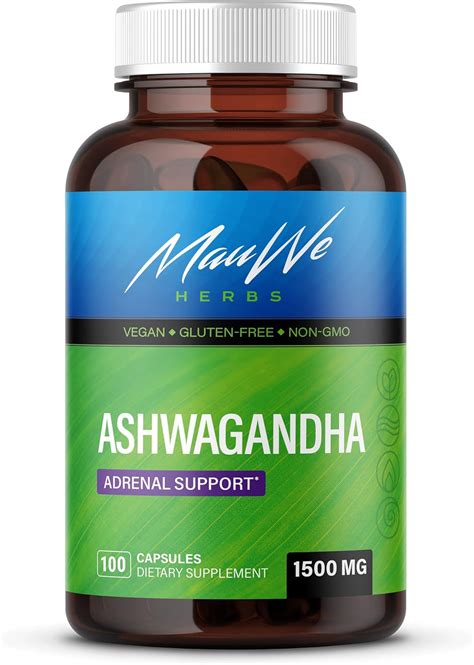 Buy Mauwe Herbs Ashwagandha Capsules Stress Support Cortisol Manager