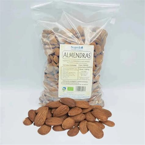 Almendras Crudas Con Piel Kg Alimentos Ecol Gicos Biogredos