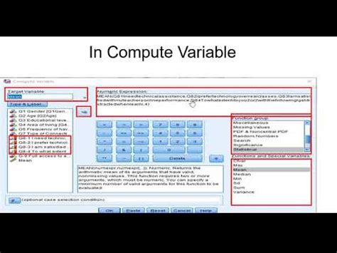 How To Calculate The Mean Of A Likert Scale Using SPSS YouTube