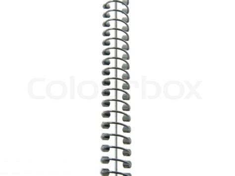 An Open Spiral Bound Notebook With Lined Paper Stock Photo Colourbox