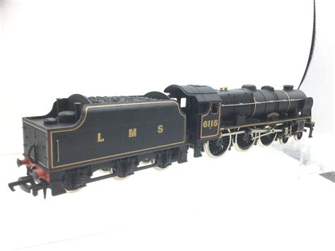 Mainline 37 056 Oo Gauge Lms Black Rebuilt Scot 6115 Scots Guardsman