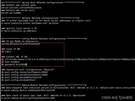 Nacos配置mysql8nacos Mysql8 Csdn博客