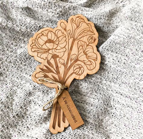 Custom Laser Cut Flower Bouquet Laser Cut Flowers Svg Files Instant