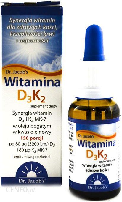 Dr Jacobs Witamina D3 K2 Zdrowe Kości 20ml Opinie i ceny na Ceneo pl