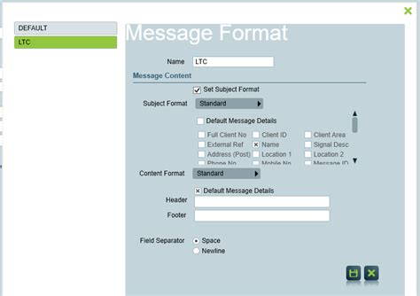 message formats patriot library