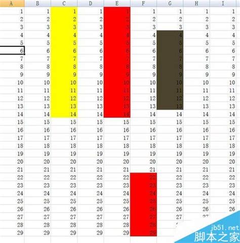 Excel怎么给表格添加颜色并填充颜色底纹 Excel 办公软件 软件教程 脚本之家