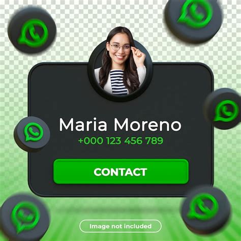 Banner De Perfil Do Whatsapp 3d Render Composição Design Escuro Psd