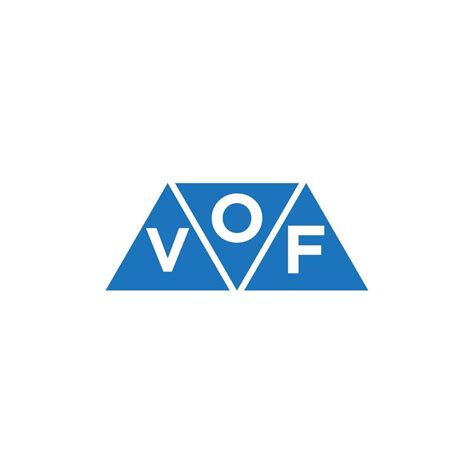 Ovf Abstract Initial Logo Design On White Background Ovf Creative