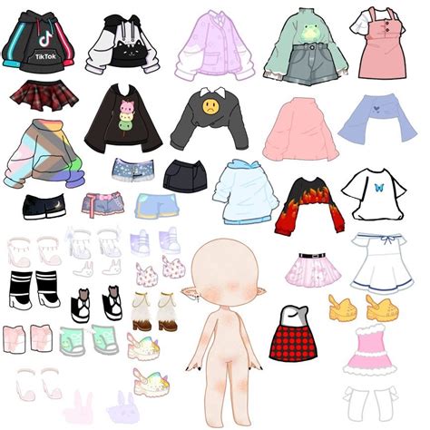 Pin By Berlian Elizabeth On Bikin Sendiri Paper Dolls Clothing Cute