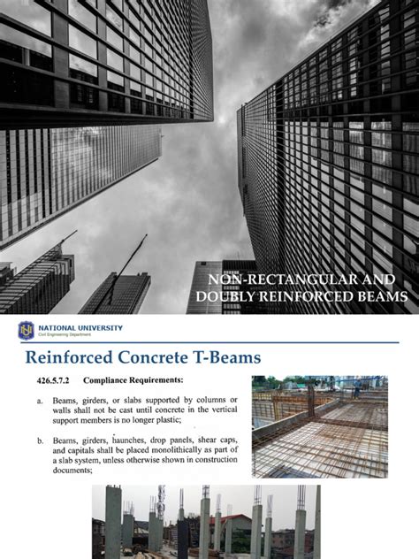 Nu Chapter 3 Non Rectangular And Doubly Reinforced Sections Pdf