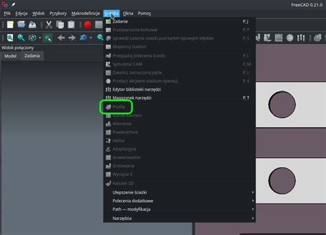 Path → Main Menu Path → Profile · Issue 246 · Freecadfreecad