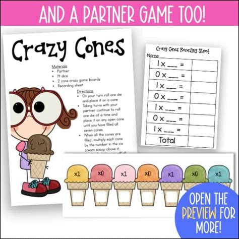 Multiplying By 1 And 0 Zero And Identity Property Of Multiplication Activities