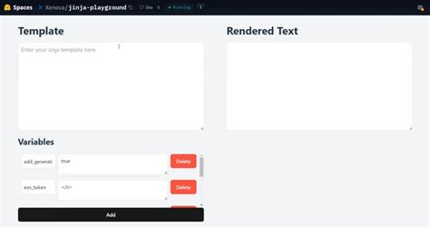 Design Llm Chat Templates In Your Browser With The Jinja Playground Rlocalllama