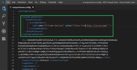 Displaying SSRS Reports In External Applications Using An Iframe SQL