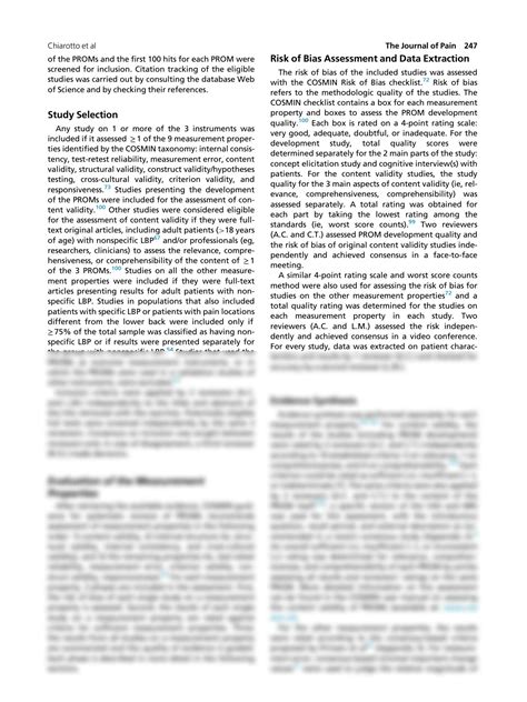 Solution Measurement Properties Of Visual Analogue Scale Numeric
