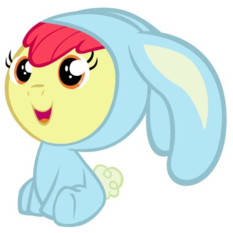 962118 Safe Artist Beavernator Apple Bloom Pony Baby Baby Apple
