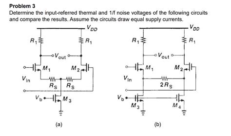 solved problem 3 determine the input referred thermal and