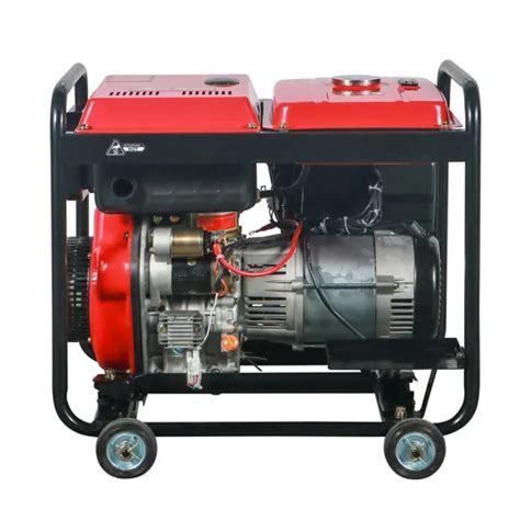 Single Phase Electric Start Air Cooled 33kw Open Type Diesel Generator