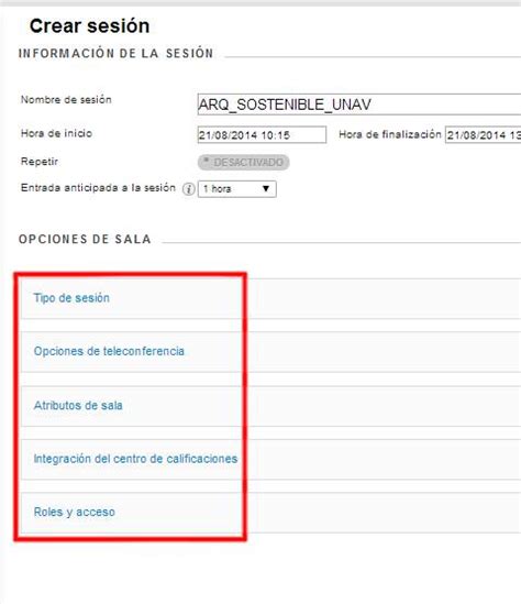 Creando Un Aula De Bb Collaborate En Learn
