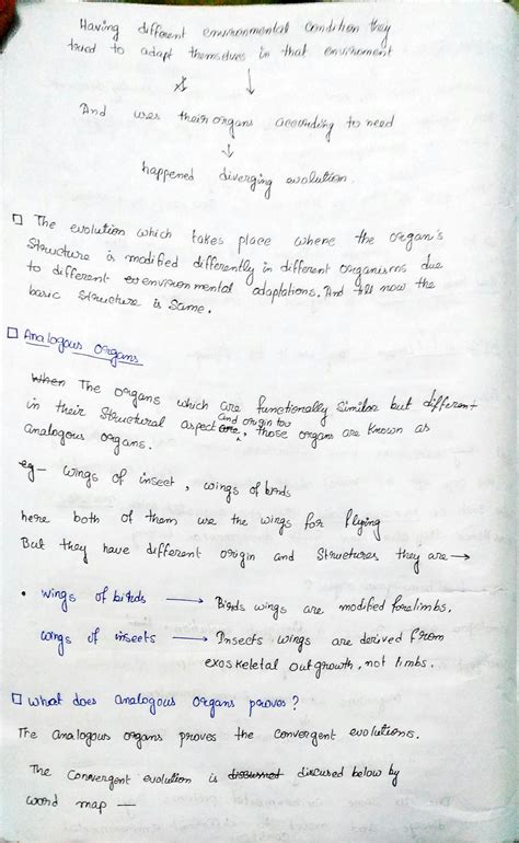 Solution Evidences Of Evolution Homologous Organs Analogous Organs