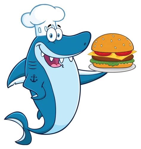 70 Cartoon Shark Chef Stock Illustrations Royalty Free Vector