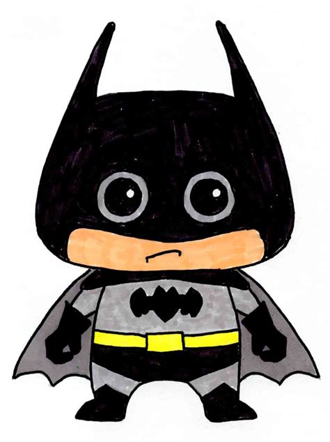 Learn How To Draw A Chibi Batman When You Cross This Japanese Style That Refers To Short People