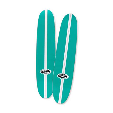 The Heated Wheel 6 0 Polarizer Baja Skateboard Deck Aqua