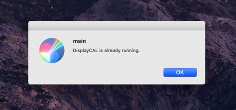 21633 Bug “main Displaycal Is Already Running” Cannot Launch