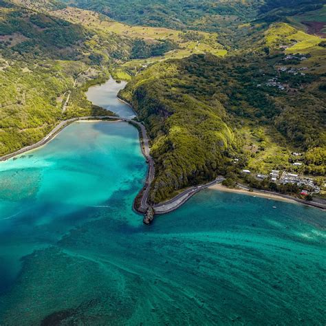 Download Mauritius Island Top View Wallpaper