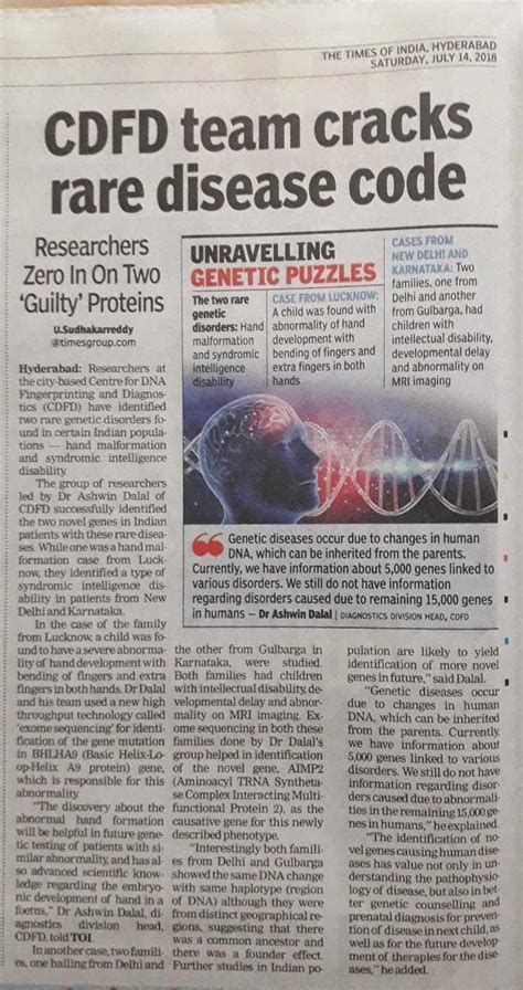 Dr Ashwin Dalal On Linkedin Yesterday Times Of India Coverage Regarding