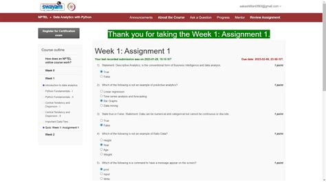 Assignment 1 Data Analytics With Python Iit Roorkee Nptel 2k23
