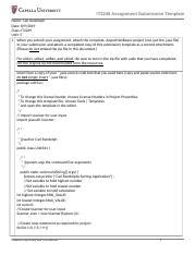 Unit 5 Assignment 1 Docx IT2249 Assignment Submission Template Name