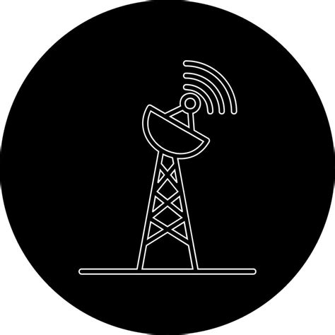 Signal Tower Vector Icon 39456405 Vector Art At Vecteezy