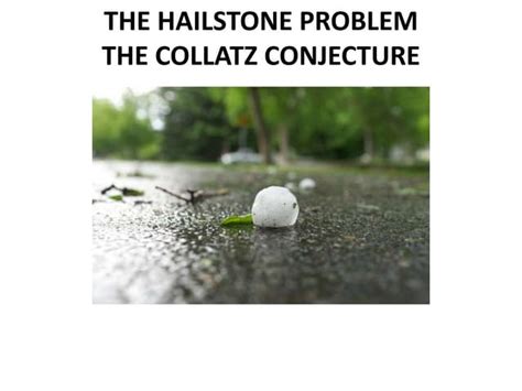 the hailstone problem sb ppt