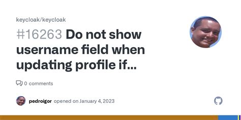 Do Not Show Username Field When Updating Profile If Updateemail