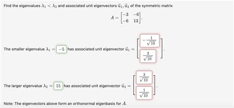 Solved Find The Eigenvalues λ1