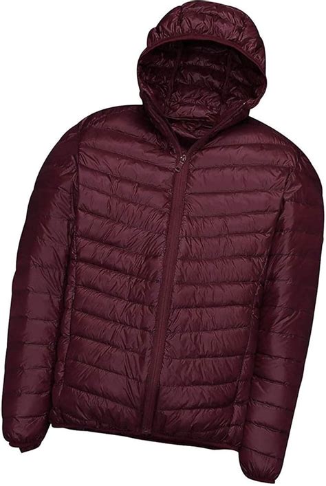 Saoye Fashion Leichte Daunenjacke Mit Kapuze Herren Daunenmantel