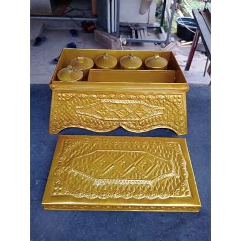 Jual Tepak Sirih Pengantin Kotak Pesirih Adat Palembang Jambi Shopee