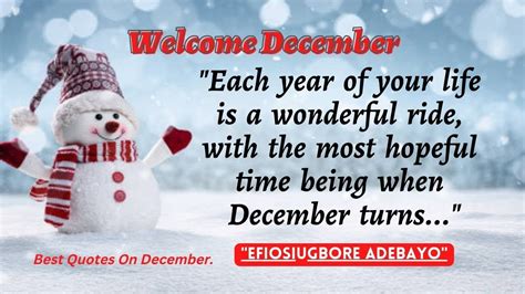 Hello December Quotes